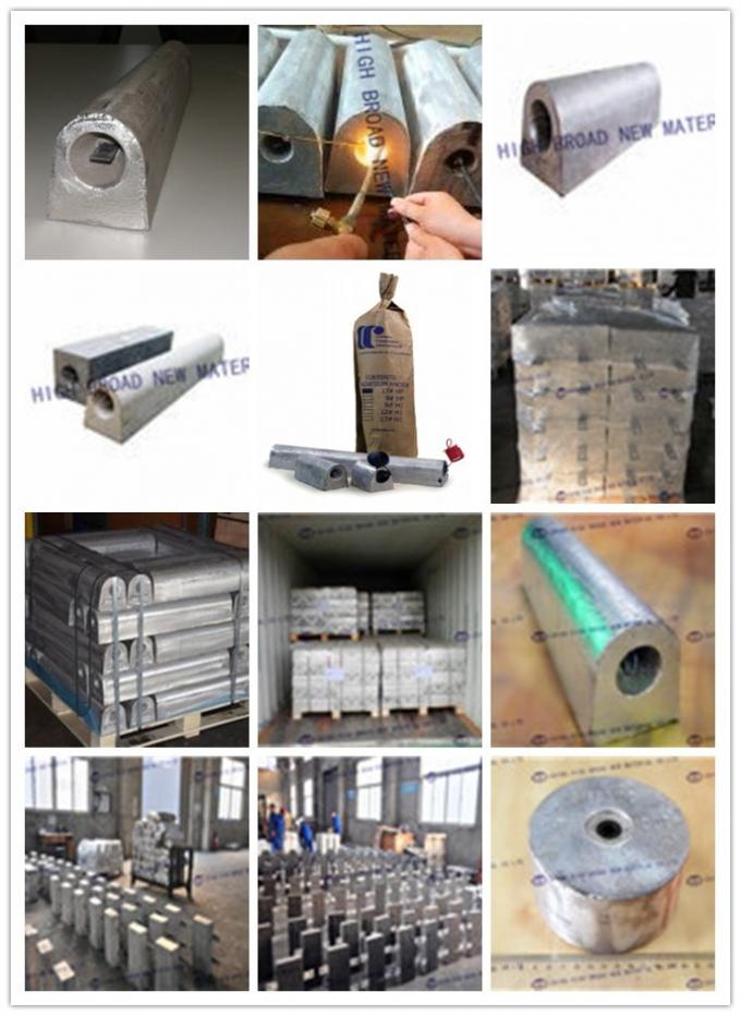 Magnesium Sacrificial Anode for Underground Pipeline , against corrosion