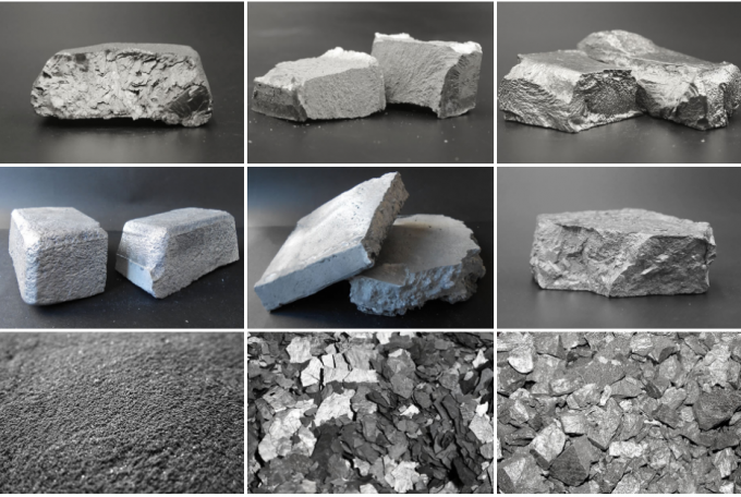 AlV55 Aluminum Vanadium Aluminium Master Alloy High Chemical Stability