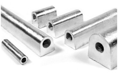 AZ63 Magnesium Anodes Cathodic Protection Mg Alloy ASTM B843 Casting ...